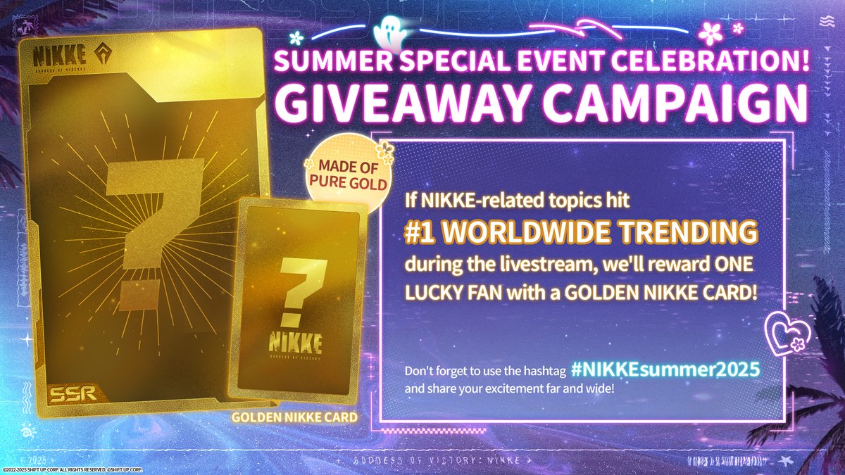 NIKKE夏日特别直播今晚开启：新角色、新皮肤与黄金卡片抽奖等你来,NIKKE玩家社区-OurPlay星球